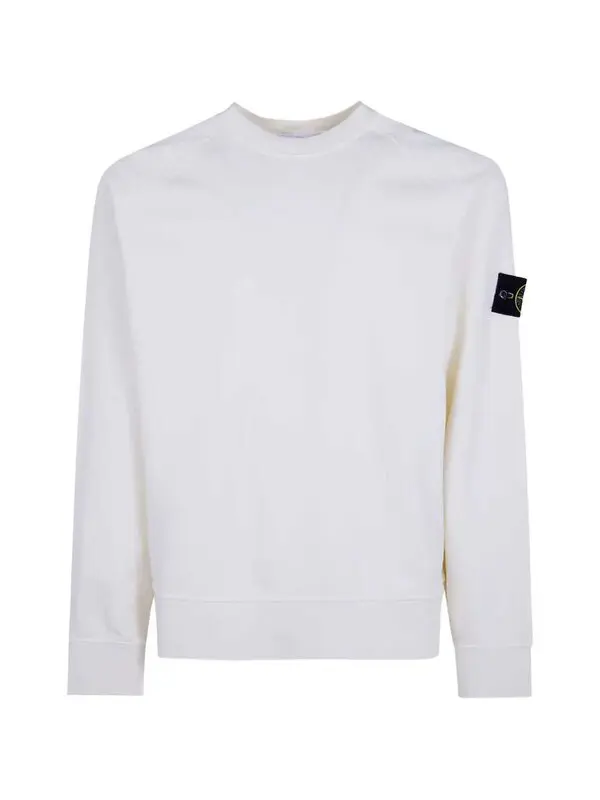 Stone Island Raglan-sleeve Sweatshirt - White
