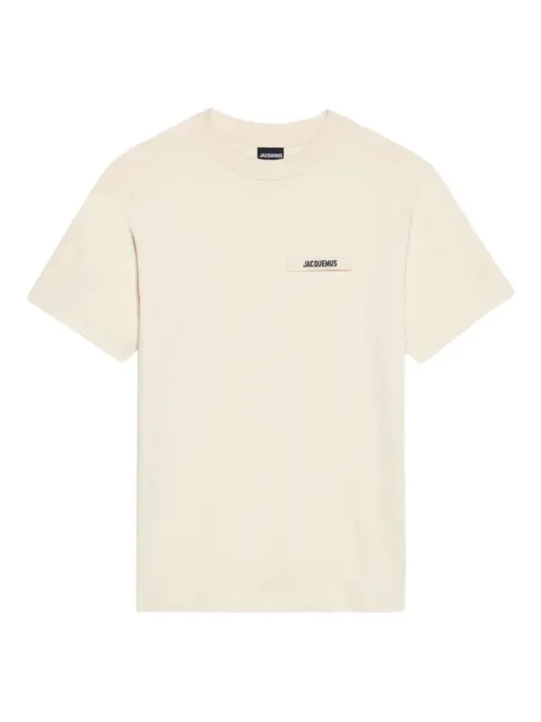 Stone Island T-shirt With Logo Appliqu - Brown