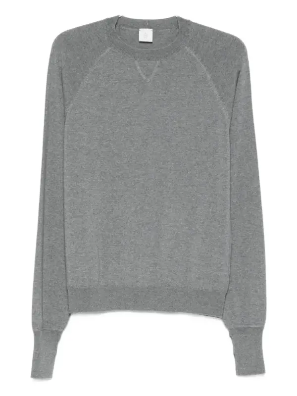 Eleventy Raglan Sleeve Sweater - Grey
