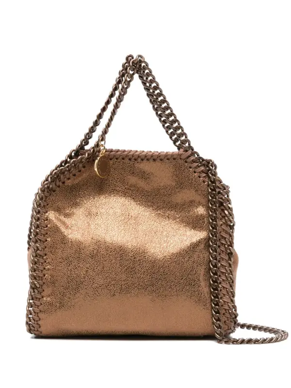 Stella McCartney Tote Bag With Chain - Metallic