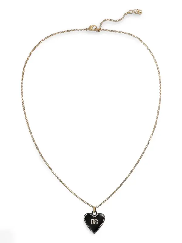 Dolce & Gabbana Heart Pendant Necklace - Metallic