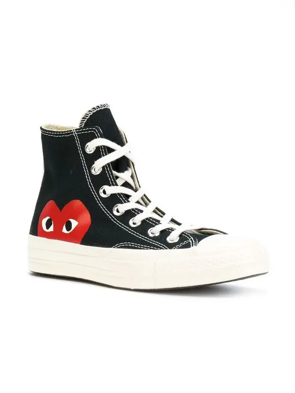 Play Comme Des Garcon X Converse Chuck Taylor 70s All Star High Top Sneakers