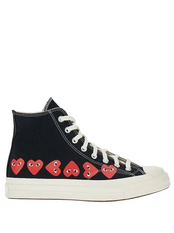 Play Comme Des Garcon High Sneakers
