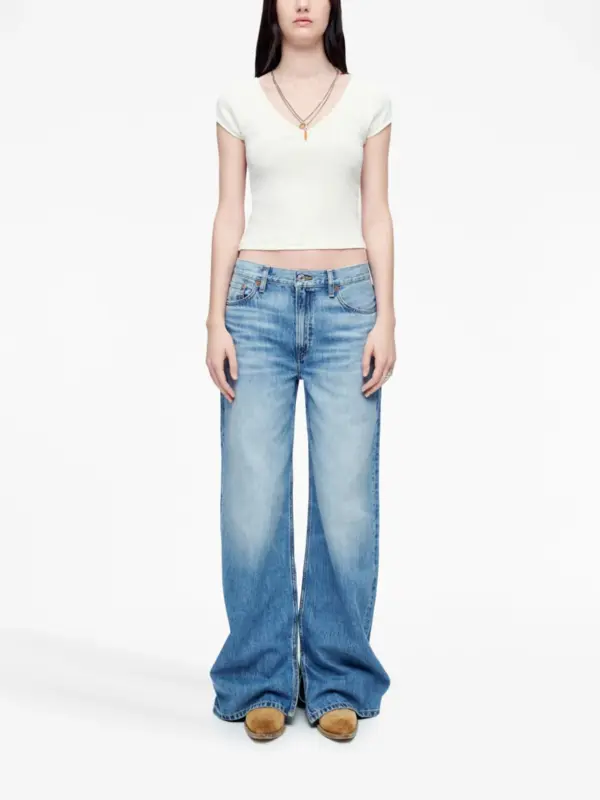 RE/DONE Wide Leg Jeans