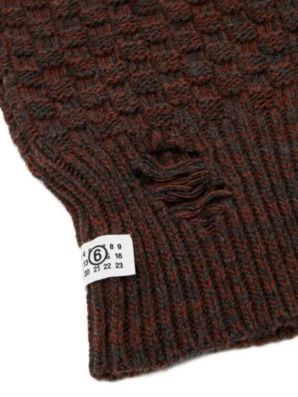 MAISON MARGIELA Knitted Distressed Balaclava