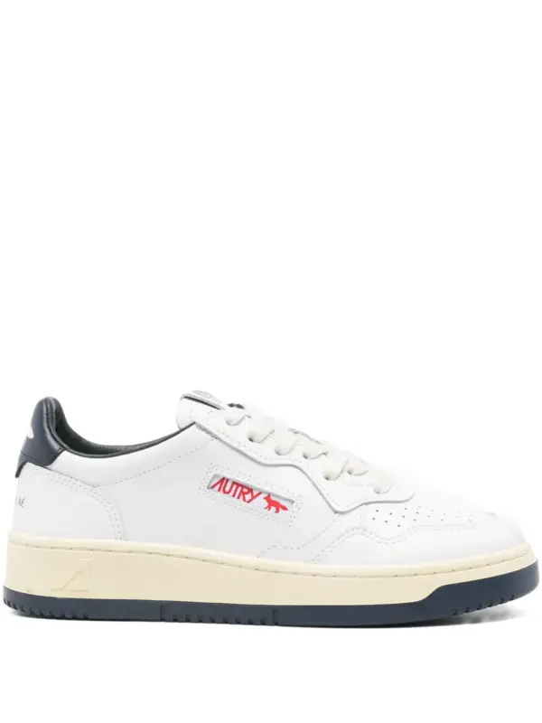 AUTRY X MAISON KITSUNE Leather Sneakers