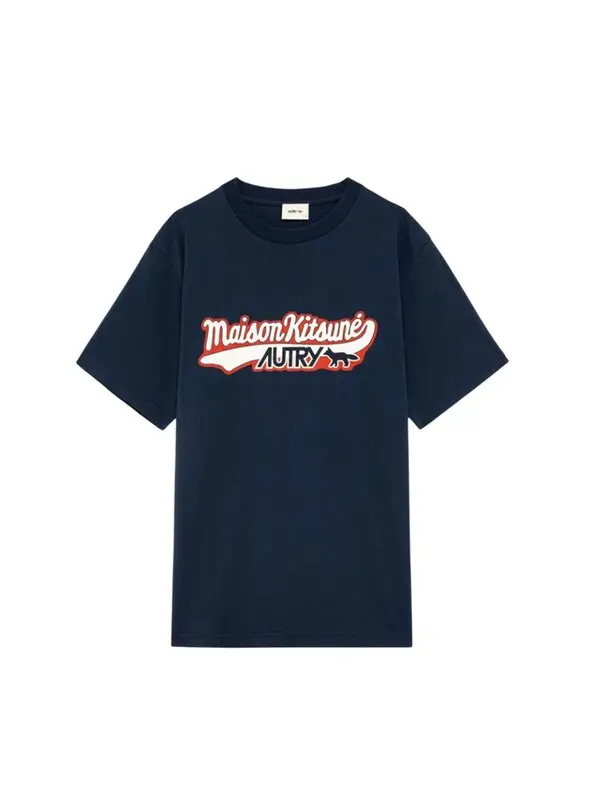 AUTRY X MAISON KITSUNE Graphic T-shirt - Blue