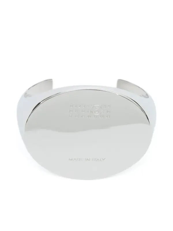 MAISON MARGIELA Bracelet With Engraved Logo - Metallic
