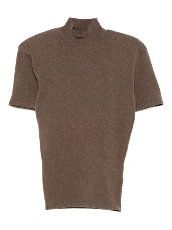 Jacquemus Turtleneck Top - Brown