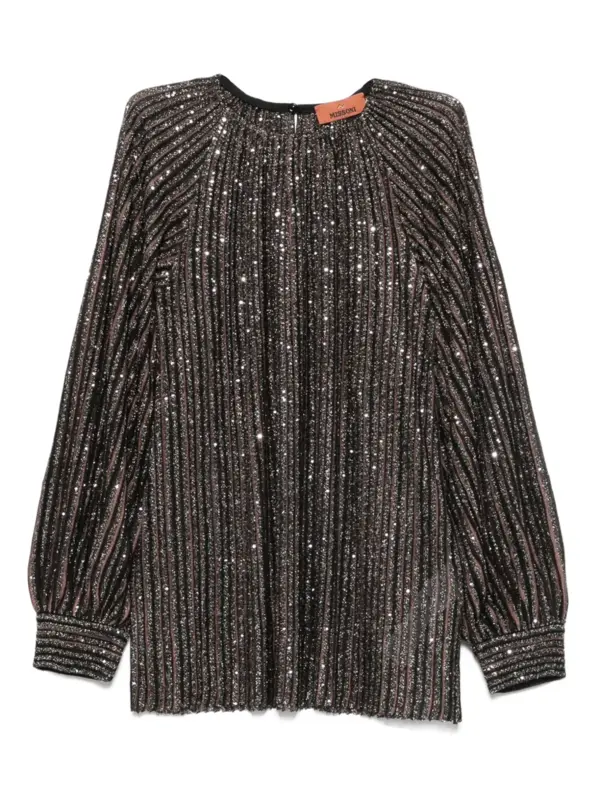 Missoni Striped Top With Sequins