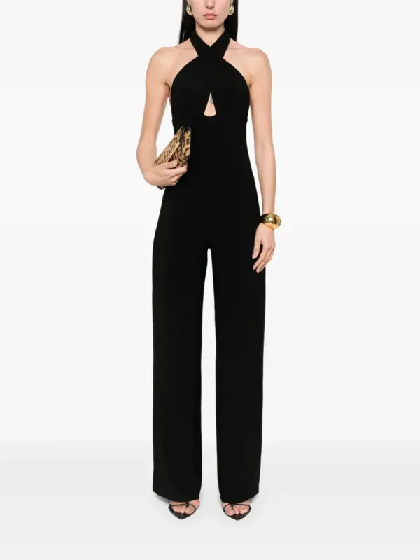 Norma Kamali Jumpsuit With Open Back And Cross-strap Detail