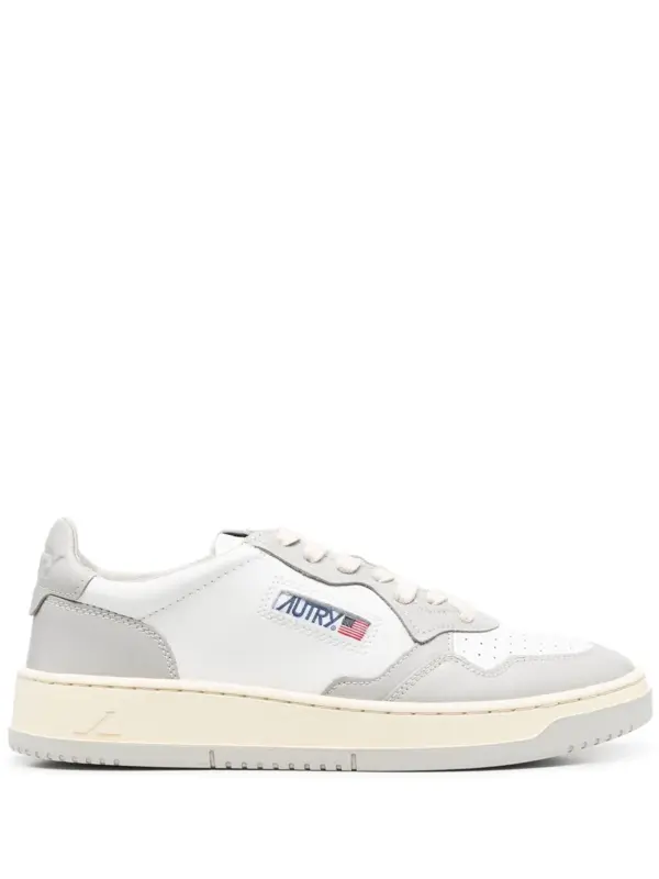 AUTRY Two-tone Medalist Sneakers - White