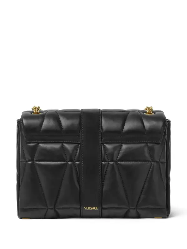 Versace Kleio Quilted Shoulder Bag