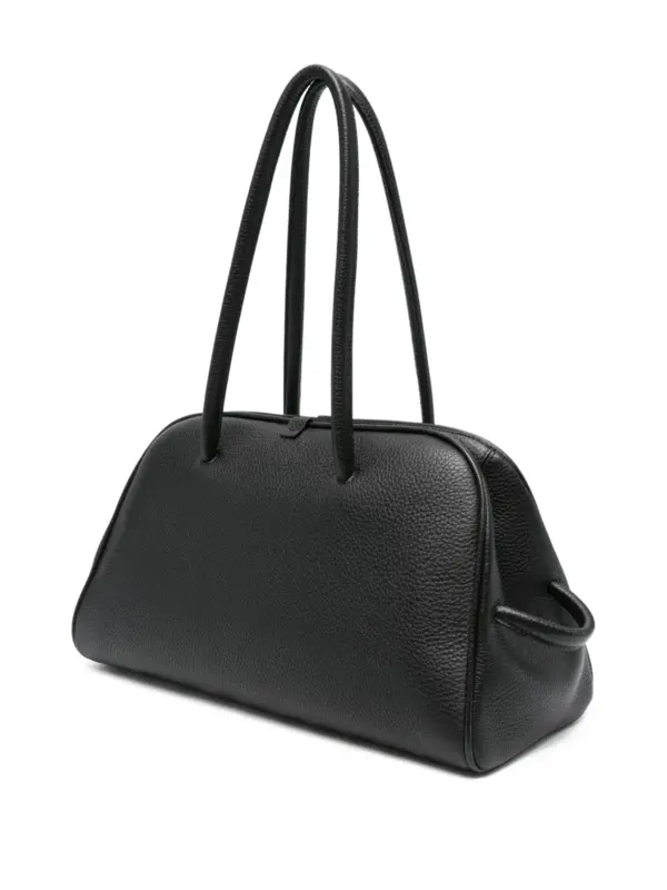 Jacquemus Tourist Leather Tote Bag - Black