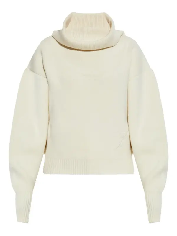 Jacquemus Embroidered Football Sweater - White