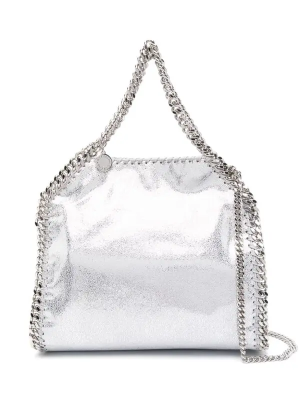 Stella McCartney Falabella Tote Bag With Finish - Metallic