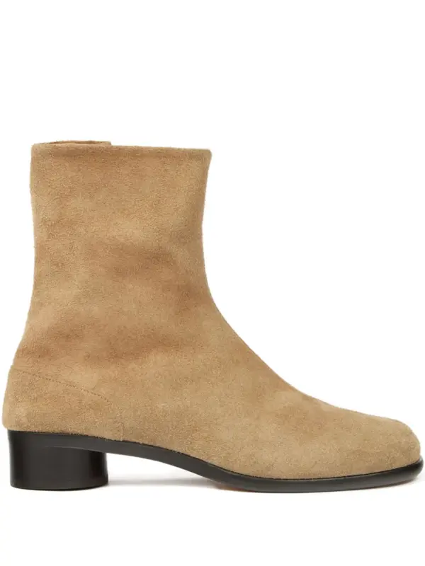 MAISON MARGIELA 30mm Tabi Ankle Boots - Brown