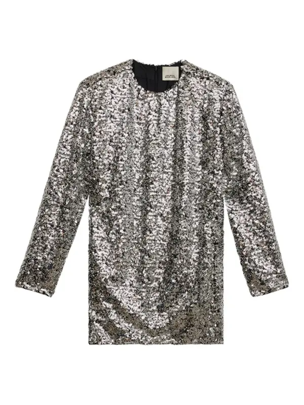 MARANT Heliane Sequin Dress - Metallic