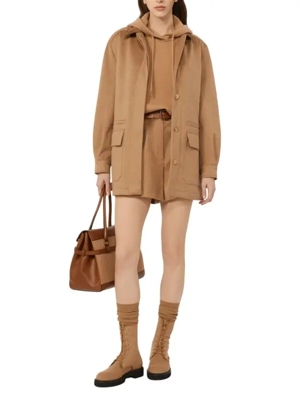 Max Mara Wool And Cashmere Hoodie
