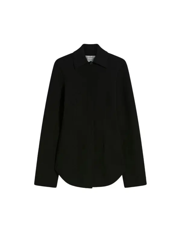 Sportmax Viscose Knit Shirt Runway - Black