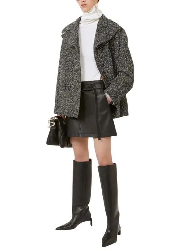 Sportmax Double-breasted Wool Jacket