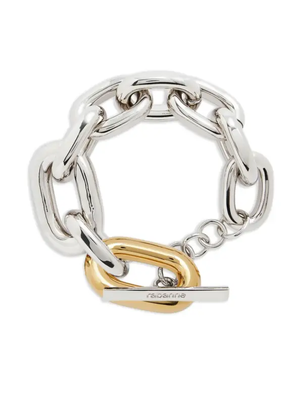Rabanne Chain-link Oval-link Bracelet