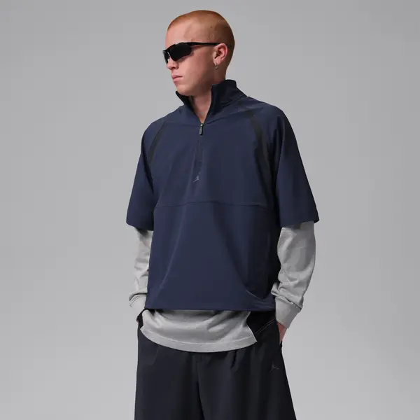 JORDAN Dri-fit Golf Wind Shirt - Blue