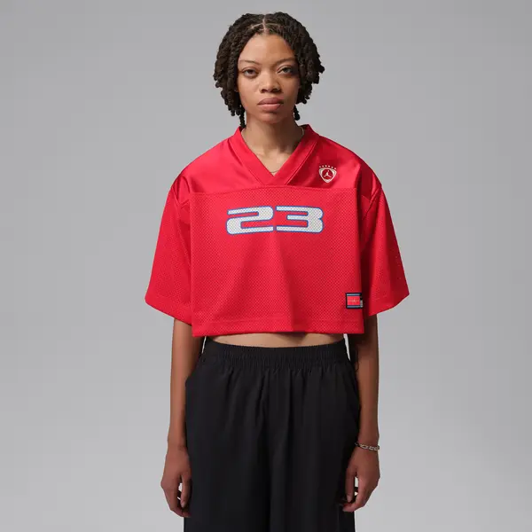 JORDAN Brooklyn Jersey Top - Red