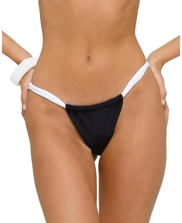 EDIKTED Romana Contrast Bikini Bottom