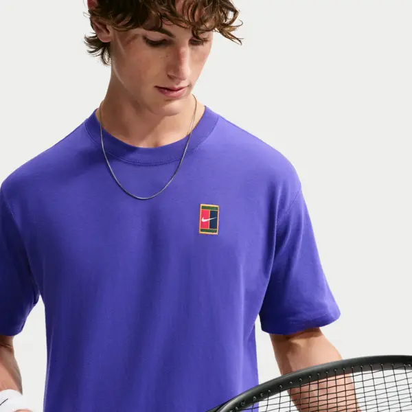 Nike Court Max90 Tennis T-shirt - Purple