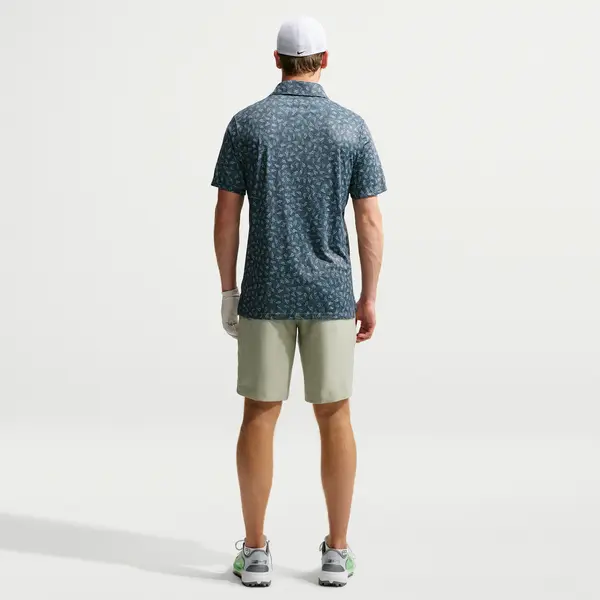 Nike Par Dri-fit Grass Print Golf Polo