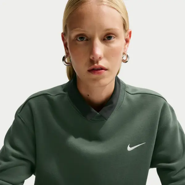 Nike Studio Fleece Medium Weight Crew - Green