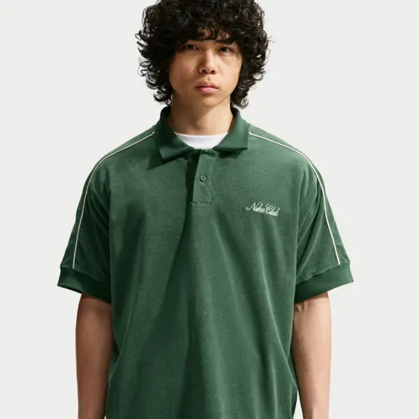 Nike Sportswear Club French Terry Polo - Green