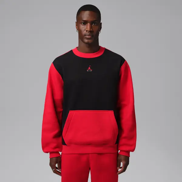 JORDAN Brooklyn Fleece Crew-neck Sweatshirt - Black