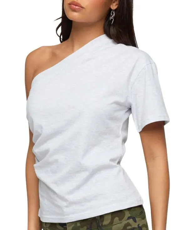 EDIKTED Yurey Gathered One Shoulder Top