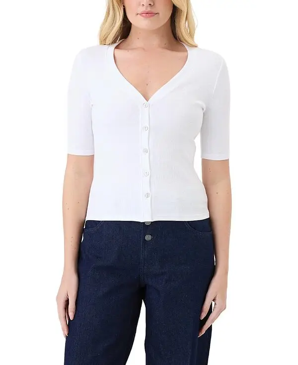 Goldie LeWinter Nathalie Cardigan - White