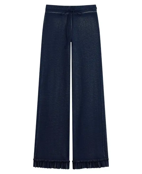 Goldie LeWinter Denim Wash Ruffle Pant