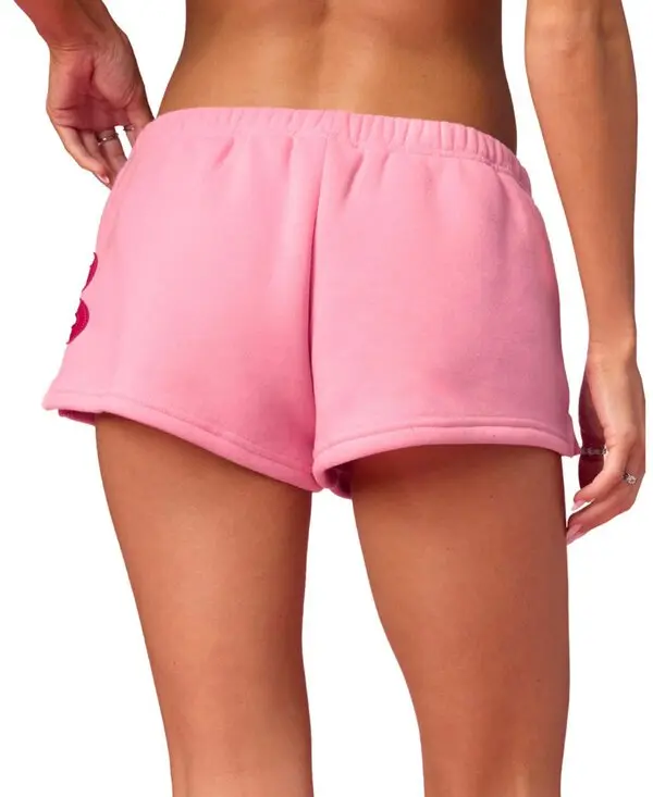 EDIKTED Barbie Blossom Sweat Shorts