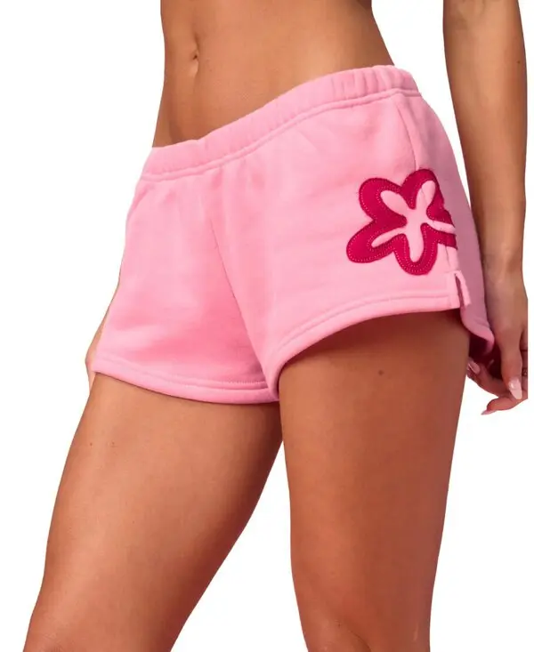EDIKTED Barbie Blossom Sweat Shorts