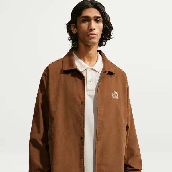 Nike Sportswear Club Corduroy Coaches Jacket - Brown