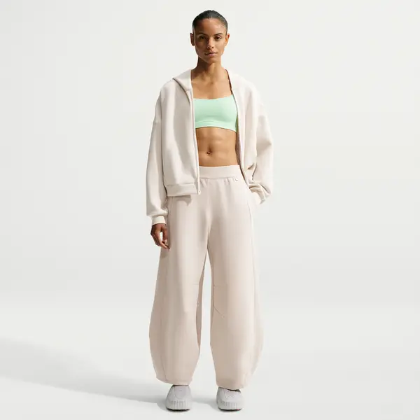 Nike 24.7 Impossiblysoft High-waisted Wide-leg Pants - Brown