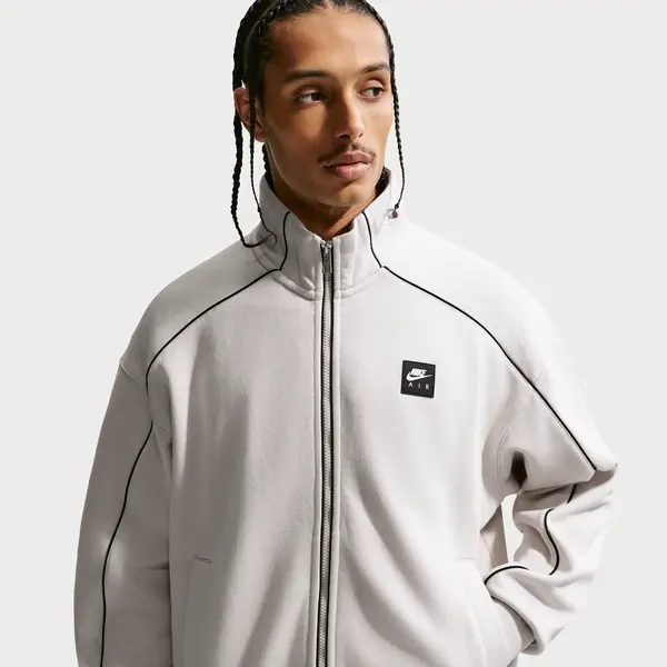 Nike Air Fleece Track Jacket - Grey