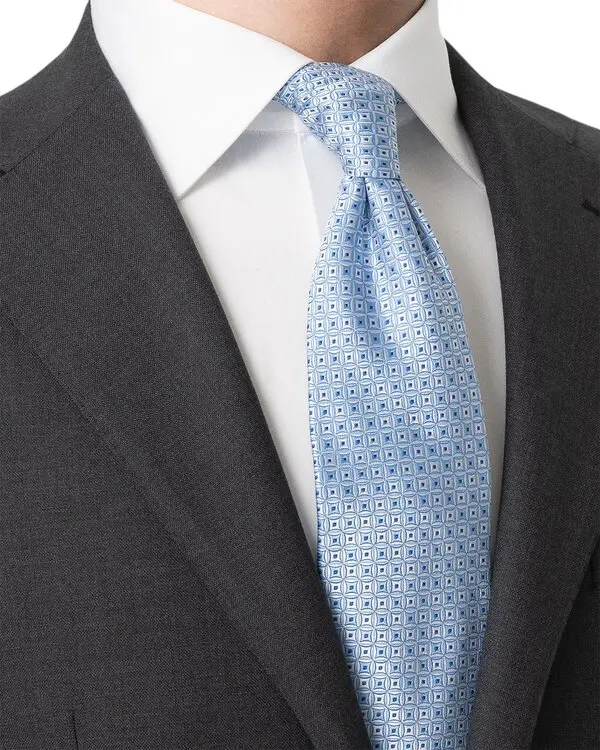 Eton Geometrical Silk Neck Tie