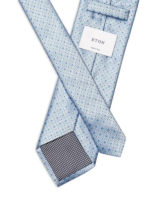 Eton Geometrical Silk Neck Tie