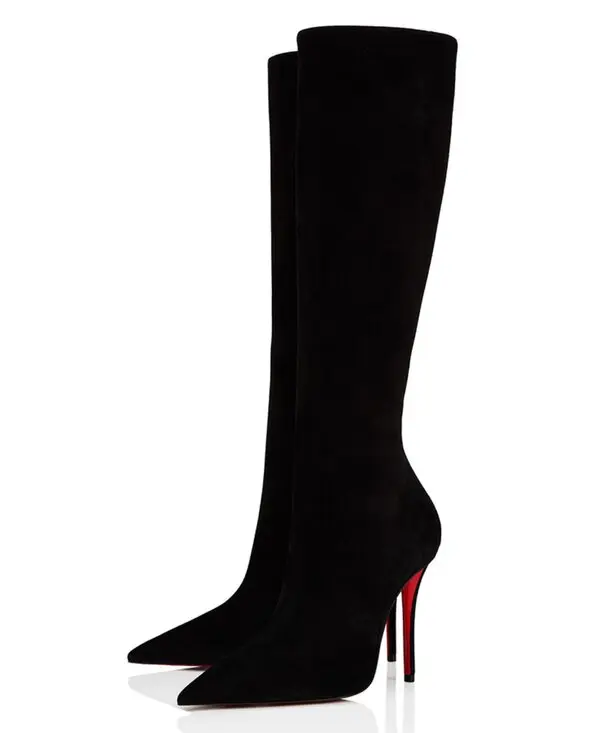CHRISTIAN LOUBOUTIN Miss Z Botta Knee High Boots