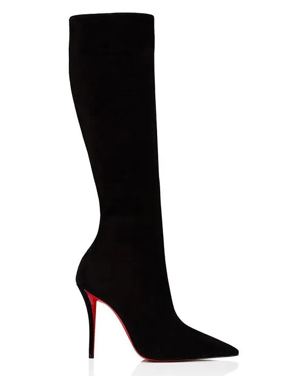 CHRISTIAN LOUBOUTIN Miss Z Botta Knee High Boots - Black