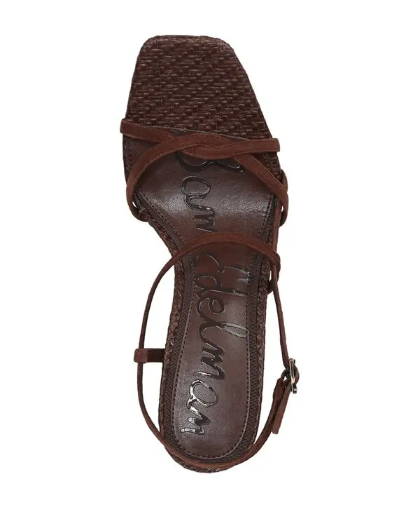 Sam Edelman Elissa Leather Block Heel Sandals
