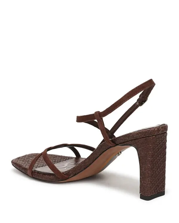 Sam Edelman Elissa Leather Block Heel Sandals