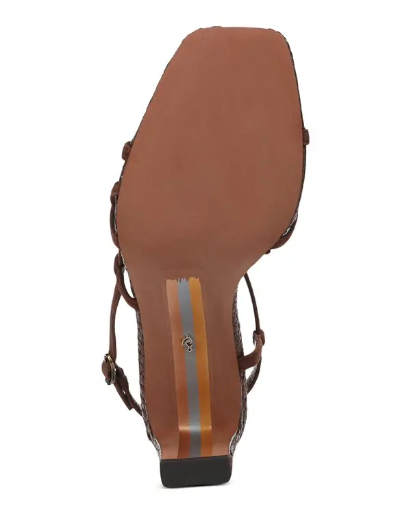 Sam Edelman Elissa Leather Block Heel Sandals