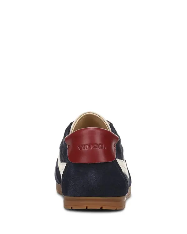 Vince La Runner Suede Slip On Sneakers - Cosmic Blue